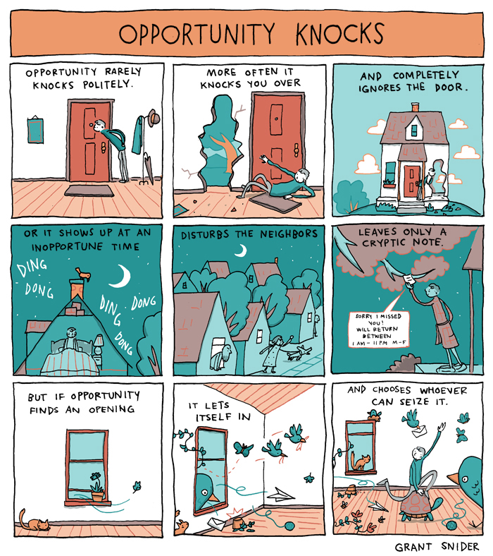 Opportunity Knocks Poster