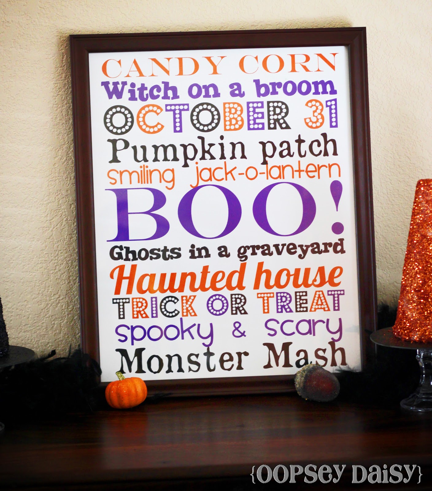 Miss Lovie: Halloween Subway Art and Display with Oopsey Daisey