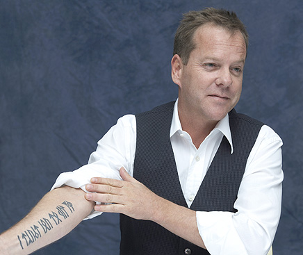 Celebrity's Tattoos: Kiefer Sutherland