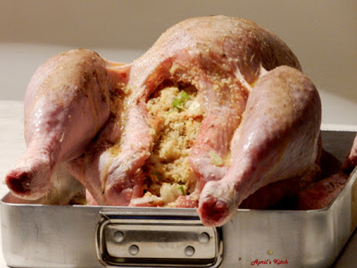 PAVO DE ACCIÓN DE GRACIAS/THANKSGIVING TURKEY - RELLENO/CORN BREAD Y ...