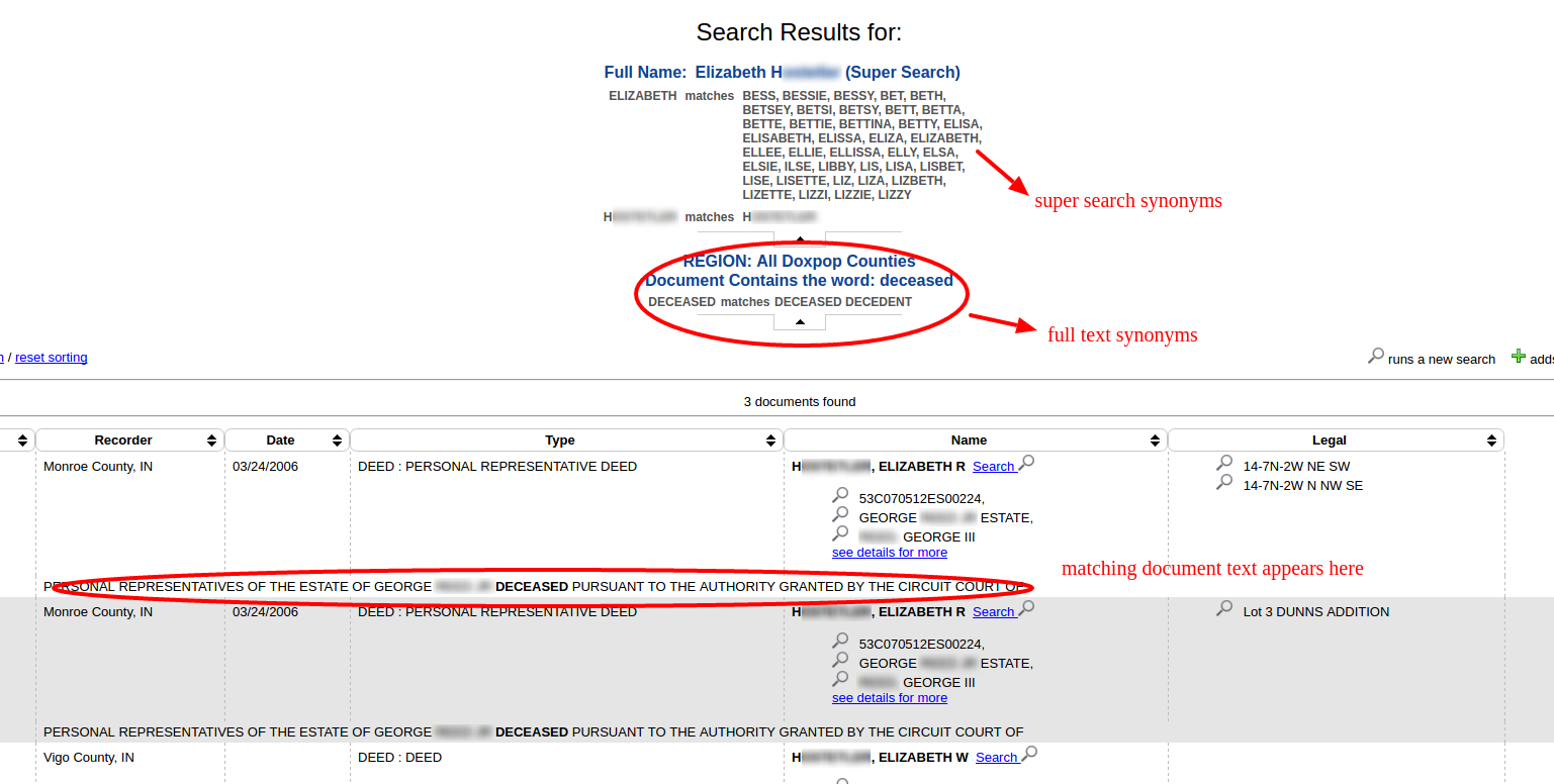 Doxpop - Tools for Attorneys and Public Information Researchers: Search ...