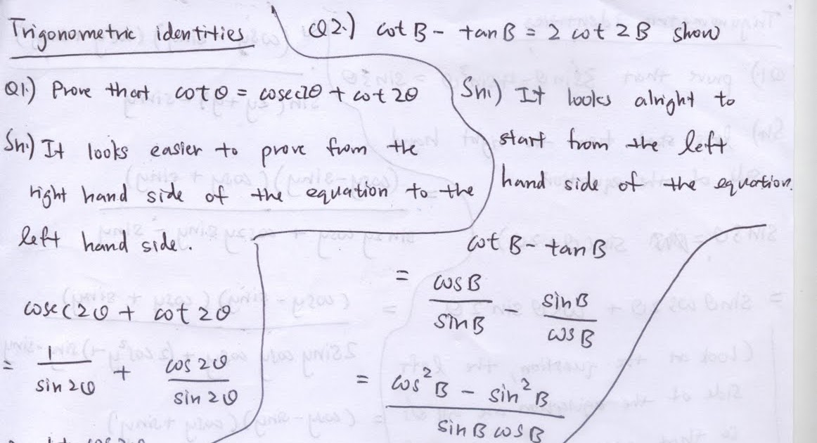 THE MATHS CLINIC: Trigonometric Identities