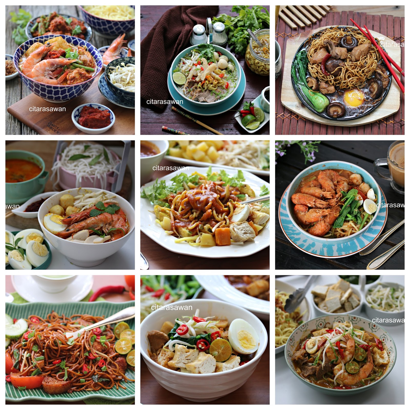 RESIPI MEE, BEEHOON DAN LAKSA UNTUK SAHUR DAN BERBUKA ~ Must Read!