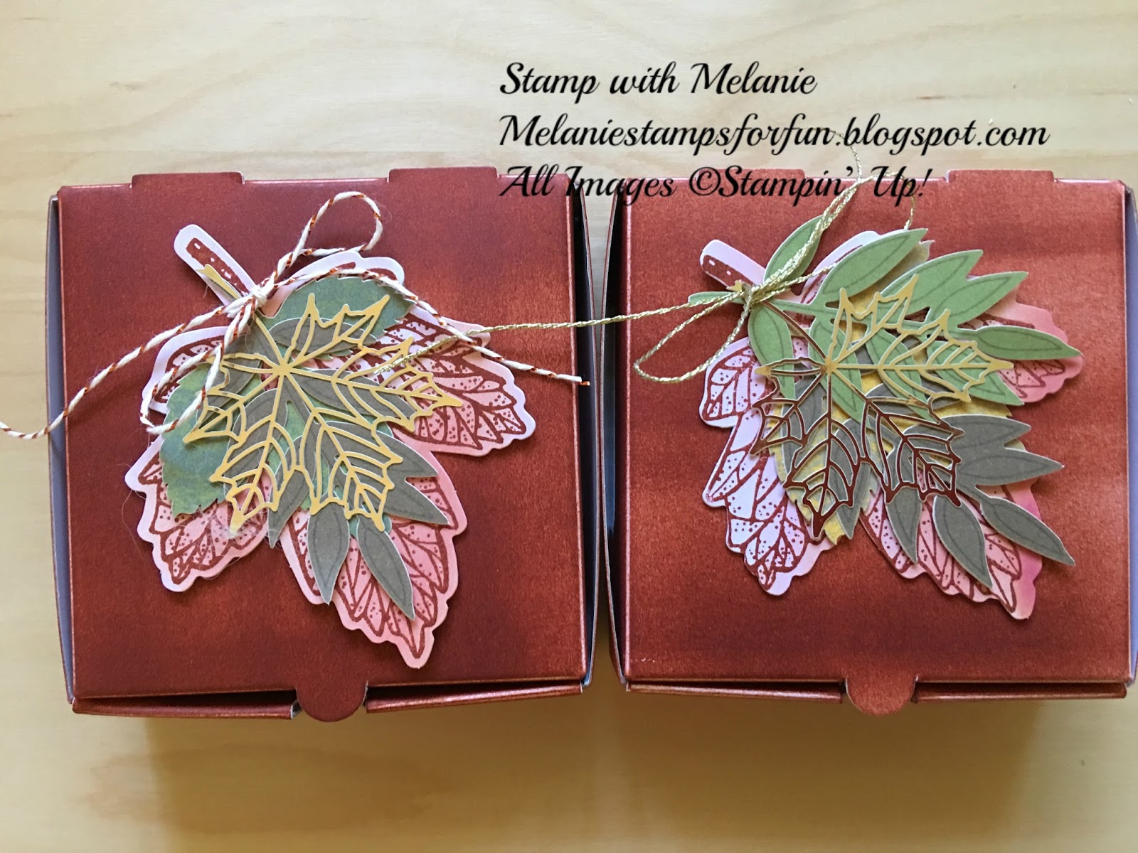 Stamp With Melanie: Layered Leaves Part 2