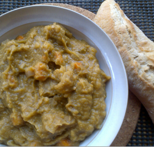 Rocket and Roses Vegan Kitchen: Colleen's Split Pea Soup