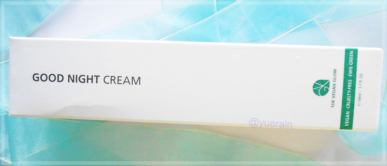 GREAT SKINandLIFE: REVIEW ON THE VEGAN GLOW GOOD NIGHT CREAM