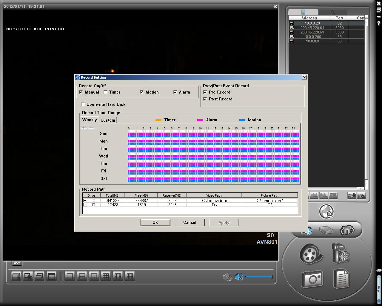 AVTECH AVN801 HD IP CAMERA