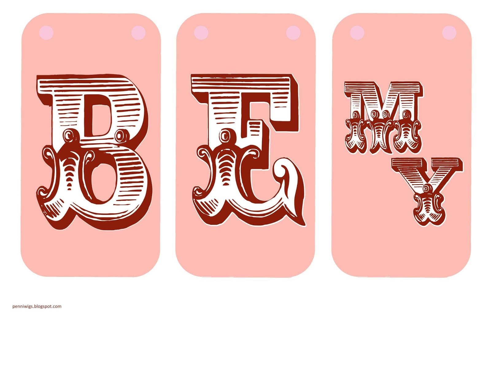 Penniwigs: Free Graphics, Printables, Paper Fun, Lore and More: Big "Be ...