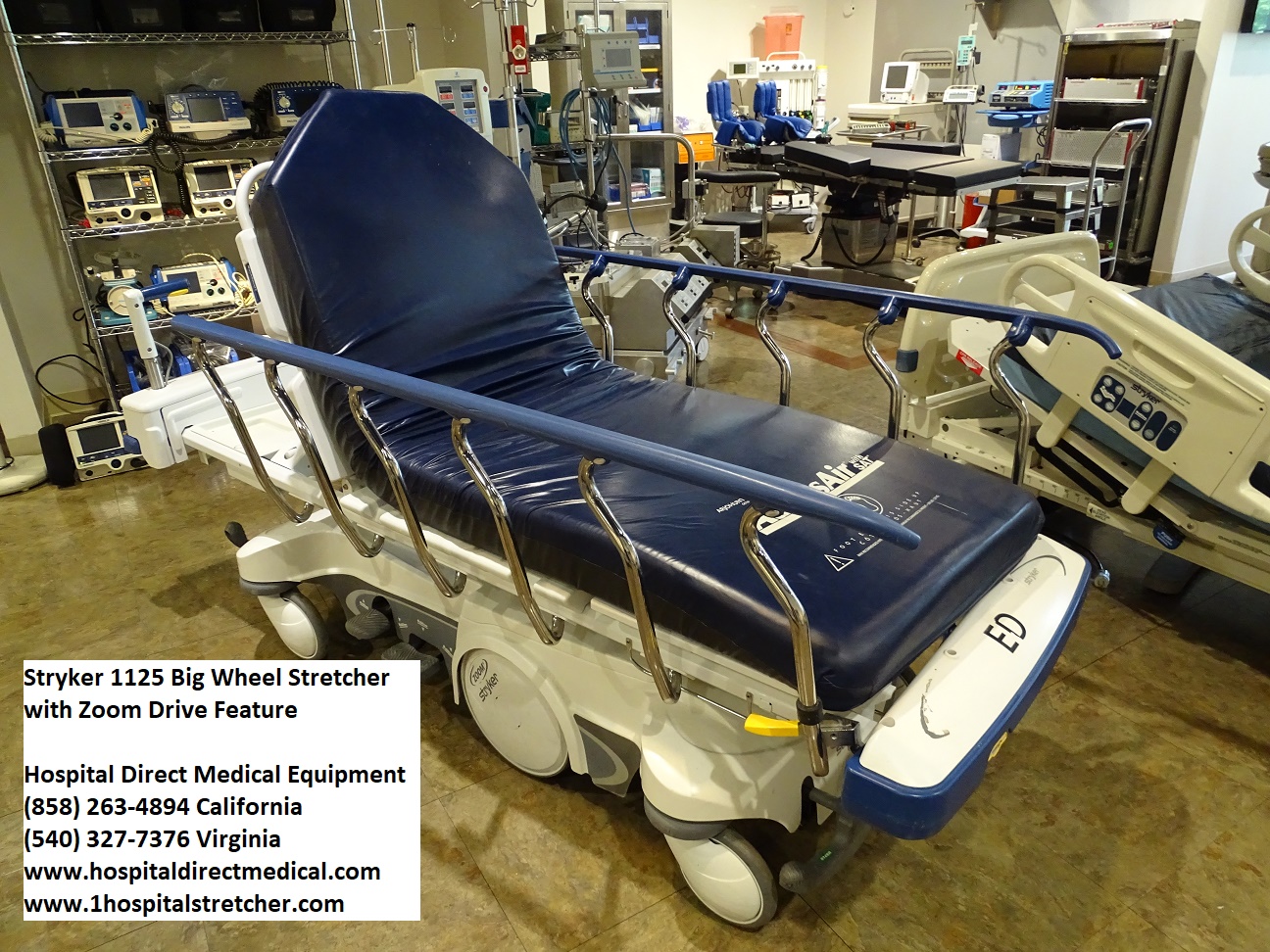 Used Medical Hospital Equipment for Sale: Hospital Stretcher Gurney Models