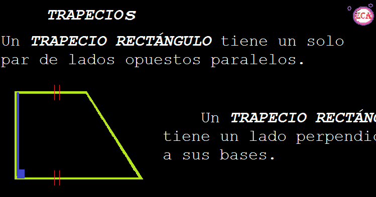 GEOMETRÍA ELEMENTAL ECA: TRAPECIO RECTÁNGULO