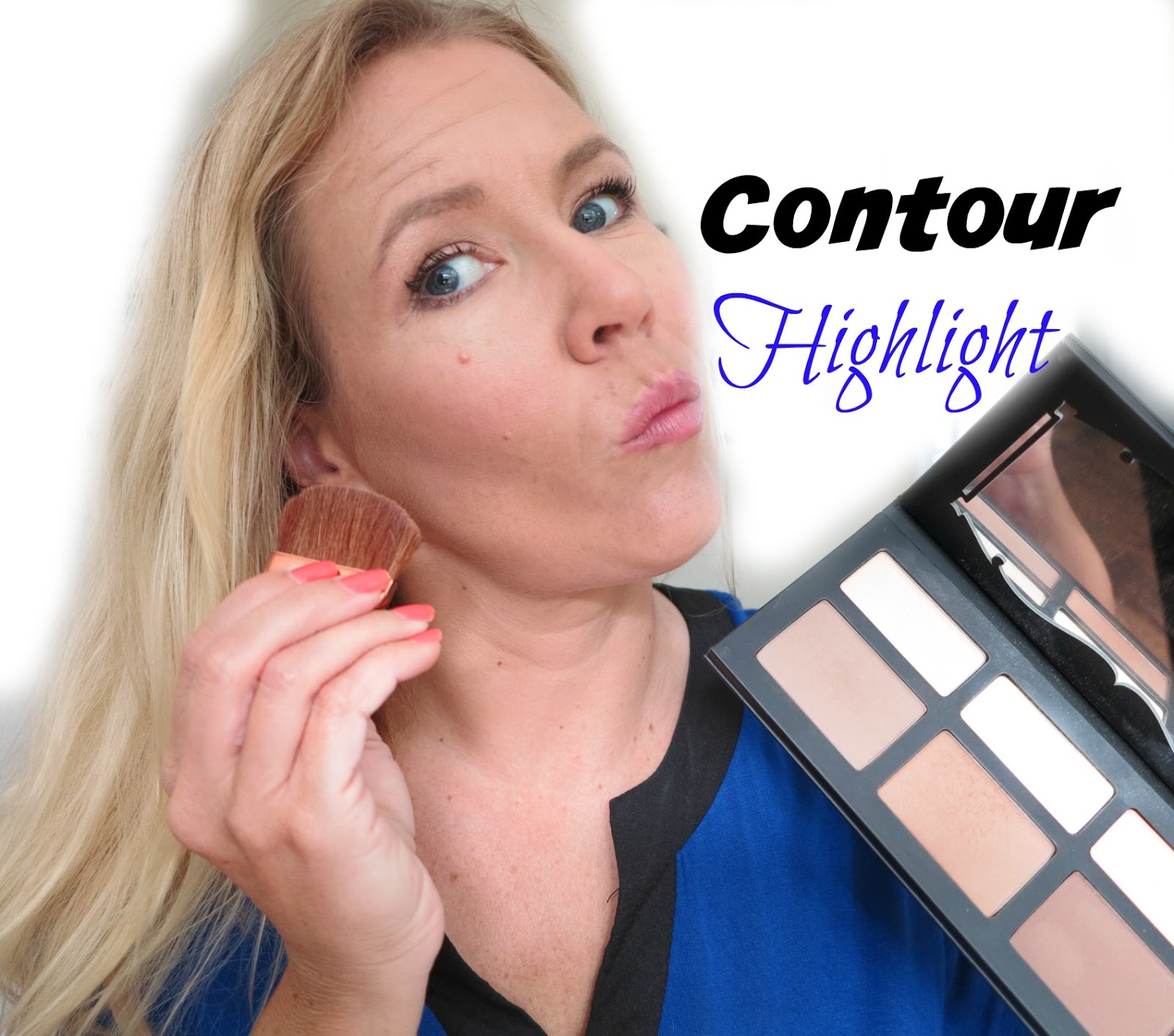 How to contour mature skin (using the Kat von D Shade & Light palette)