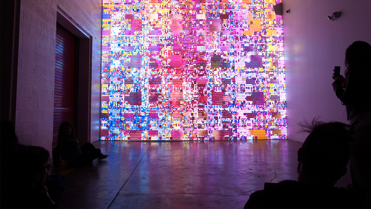 Newcomb Art News: Casey Reas: Earthly Delights