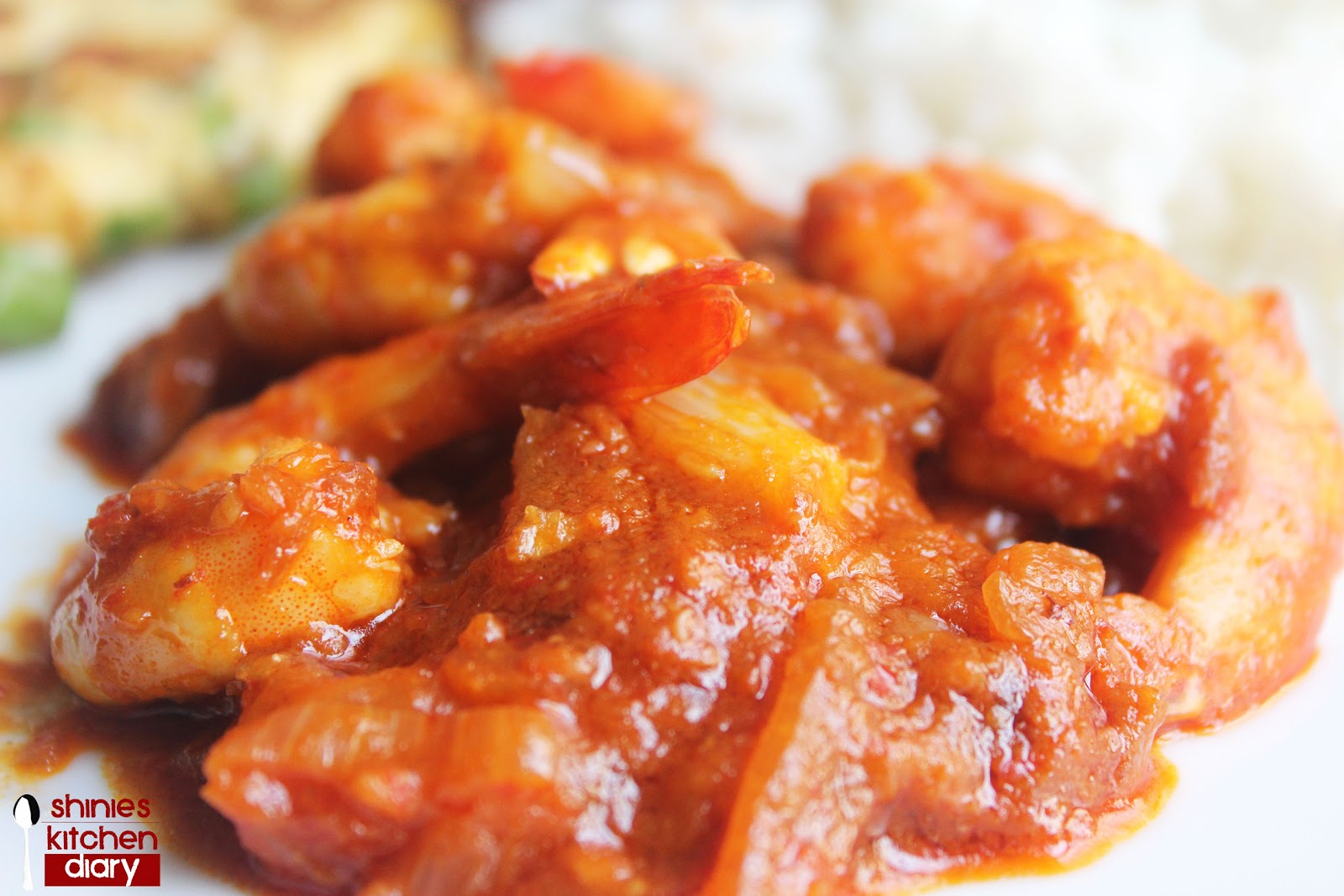 Prawn Sambal - Shinies Kitchen Diary