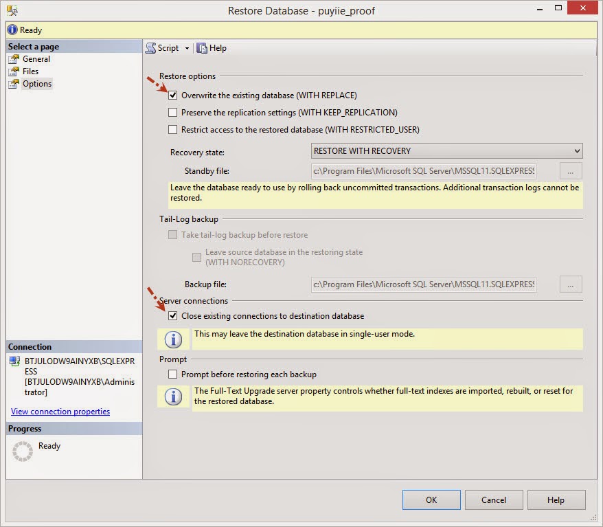 แก้ไขปัญหา Restore ฐานข้อมูล Sql Server ไม่ได้ Restore Of Database Db