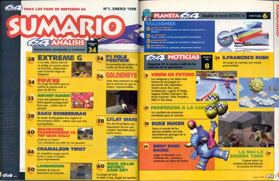 64 Magazine Nº1 [RevistaRetro] ~ RetroJugones