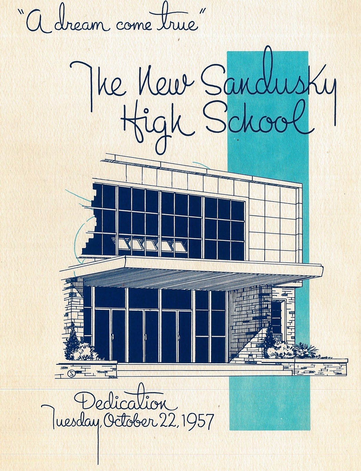 Sandusky History: Sandusky High School Dedicated in 1957
