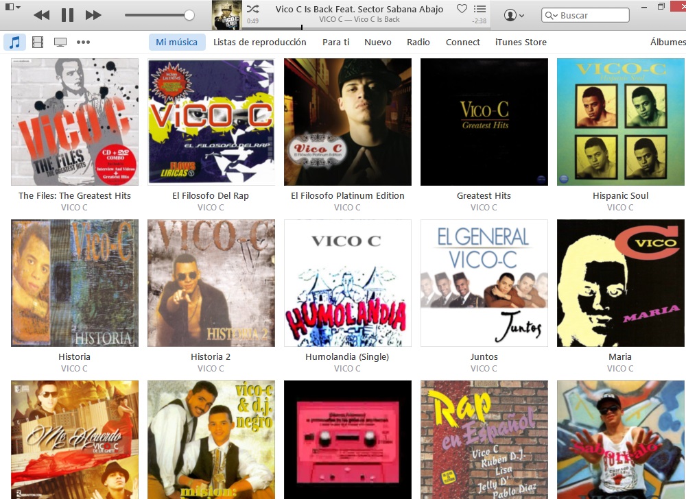 DISCOGRAFIA DE VICO C