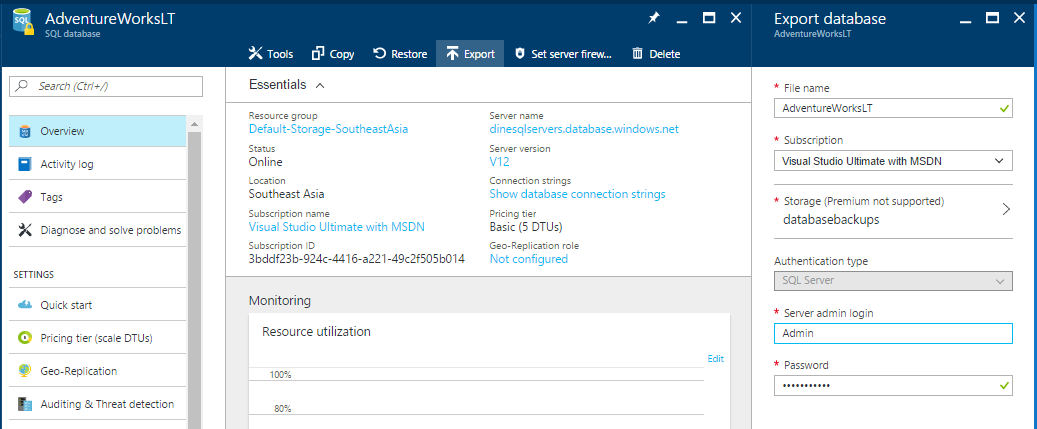 Dinesh S Blog Being Compiled Azure Sql Database Enable Tde Does It Encrypt The