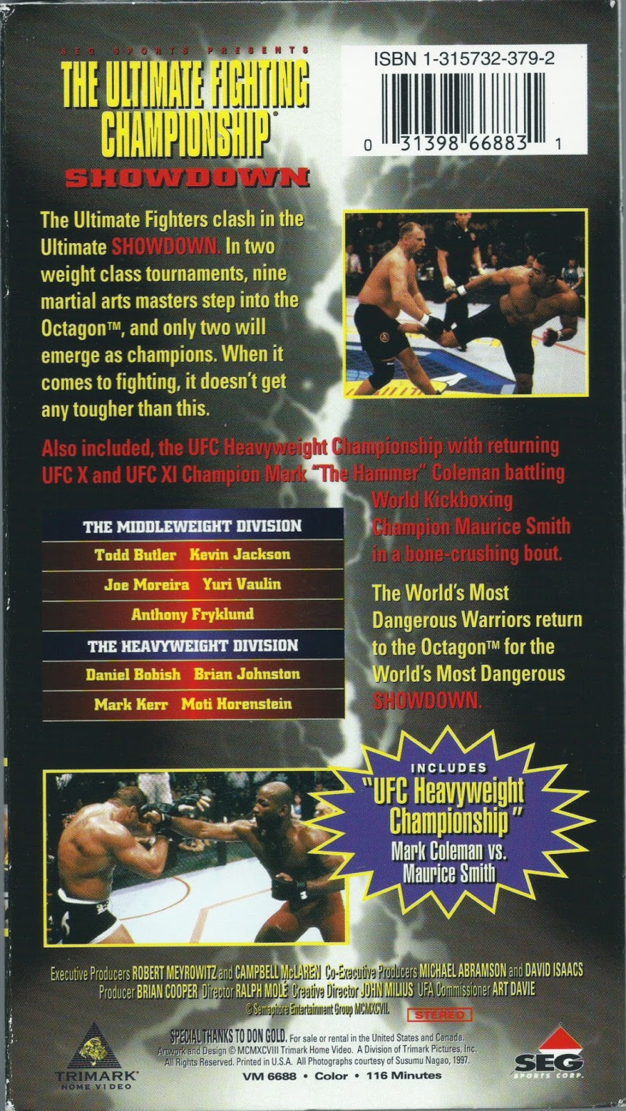 Cardboard Clubhouse: Wacky Wrestling VHS Boxes: UFC Edition