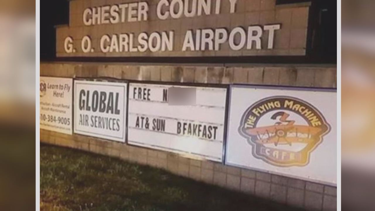 Kathryn's Report: Offensive word spotted on sign: G. O. Carlson Airport ...