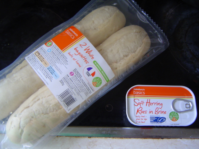 Back to Sainsbury's Basics: Herring Roe on Toast