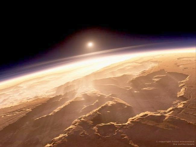 RIBEIROTEC: Astronomia: Como é o pôr-do-sol no Planeta Marte?