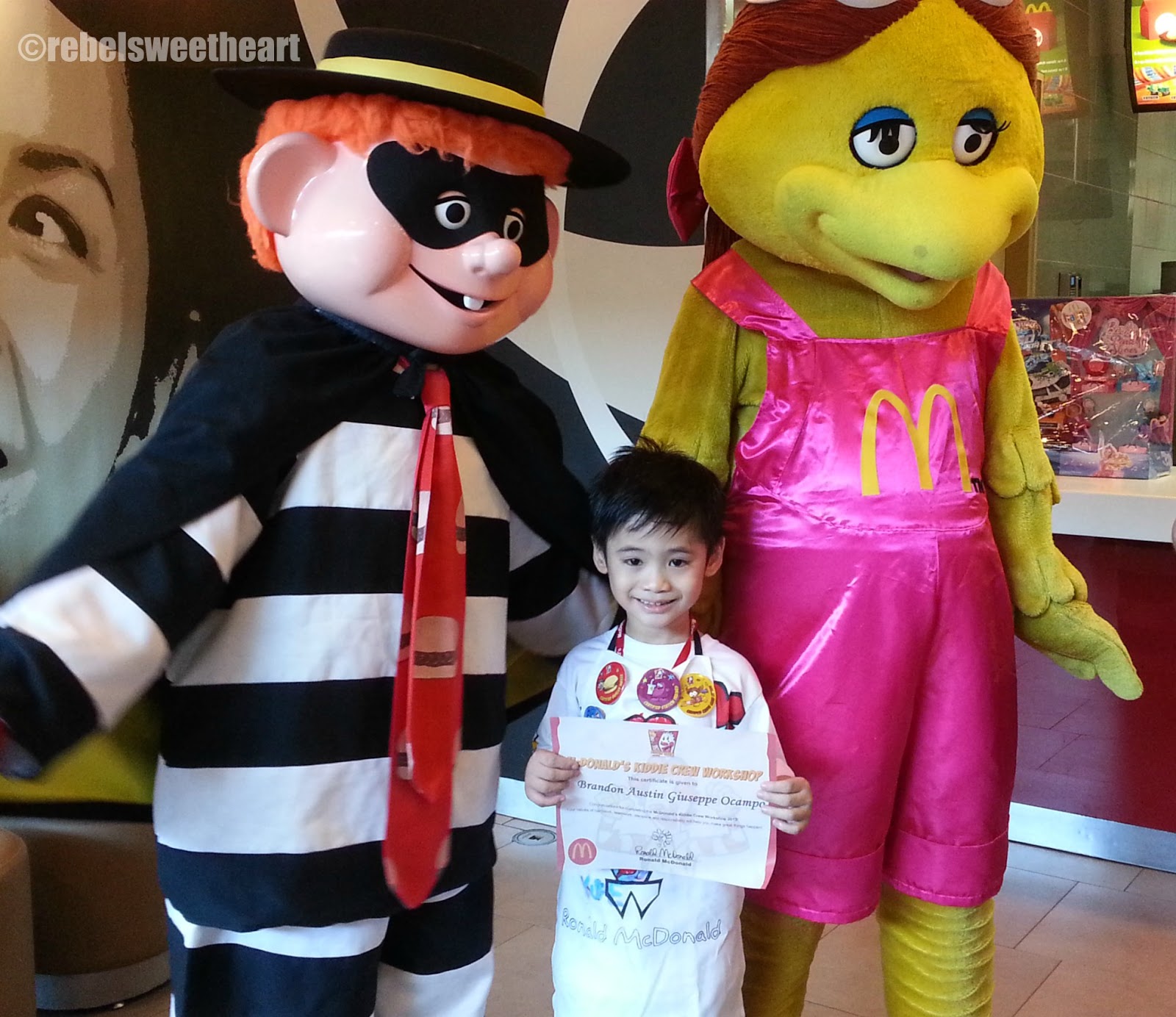 The Rebel Sweetheart.: The McDonald's Kiddie Crew Experience!