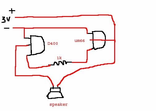 ELECTRONIC.LK: um66 music circuit