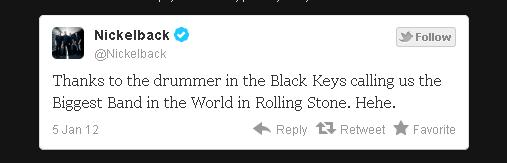 Nickelback Jokes: Nickelback Thank Black Keys For Insult