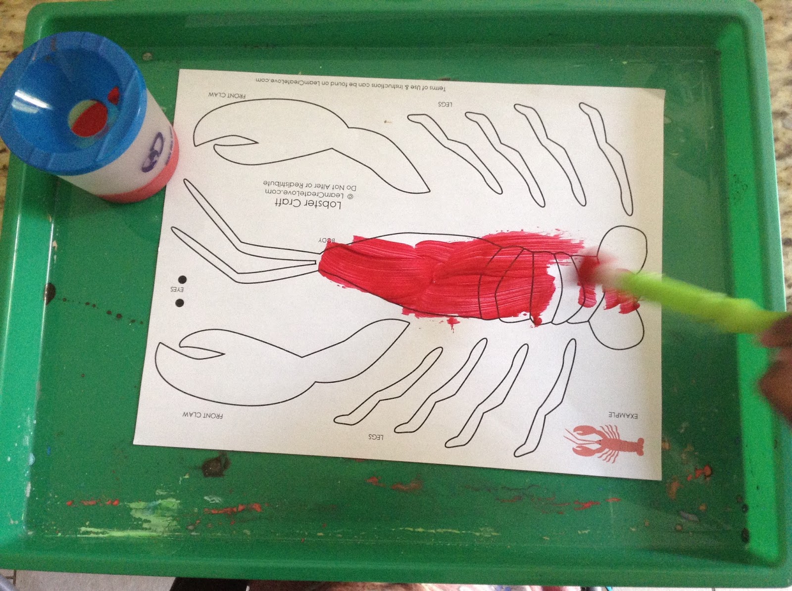 TeacherMomPlus3: Lobster Craft