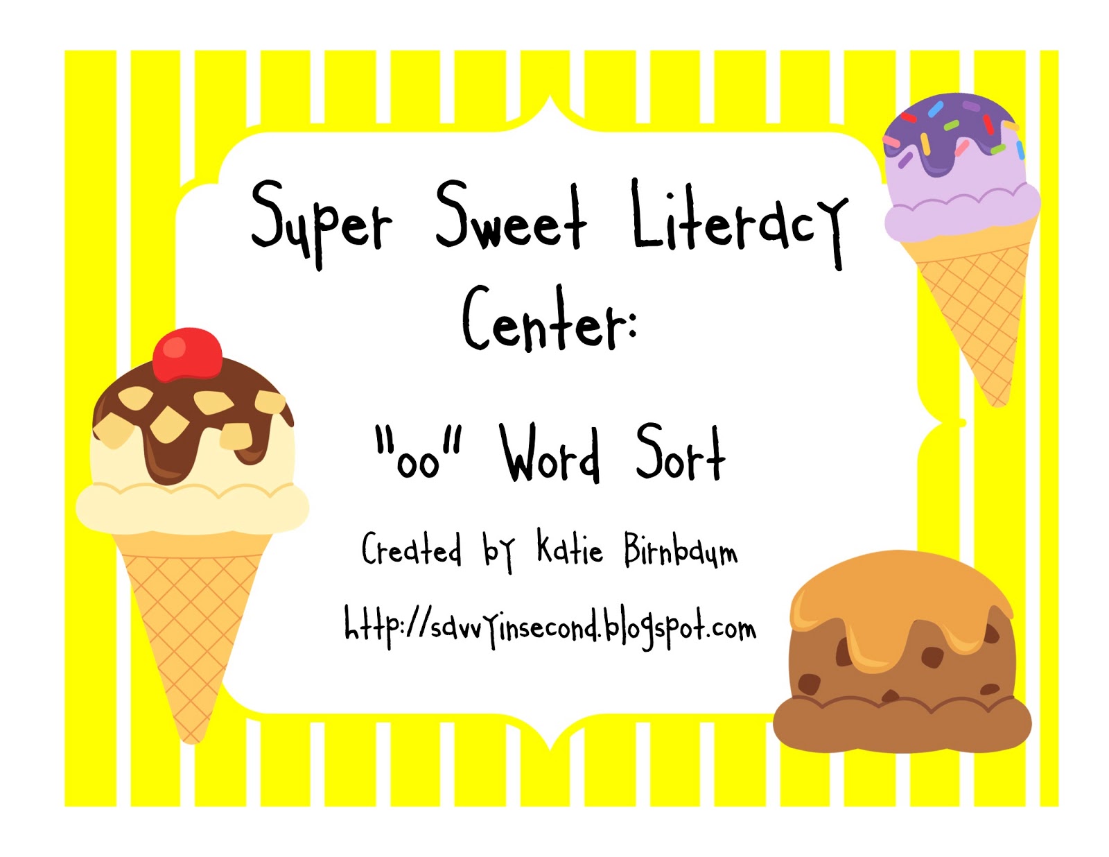 Savvy in Second: Summer Literacy Centers