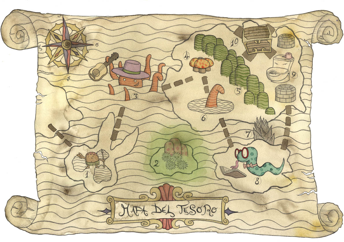 el rincon de cepe: mapa del tesoro