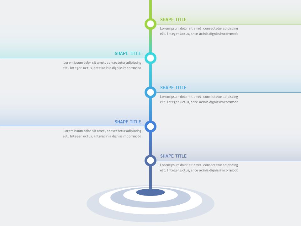 Vertical Line List PowerPoint Templates - PowerPoint Free