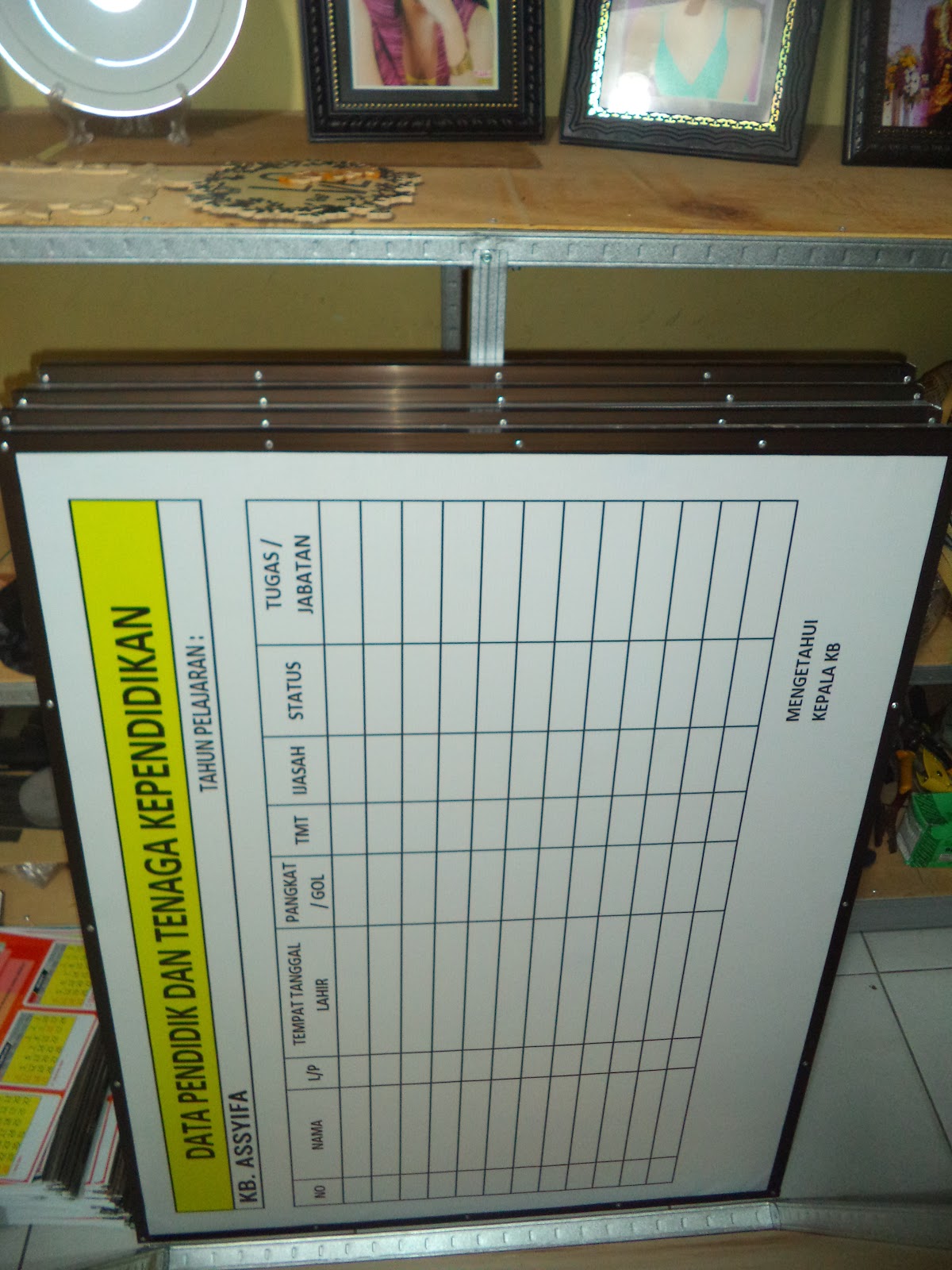 ANEKA PAPAN DATA ADMINISTRASI - KIREINA MEDIA