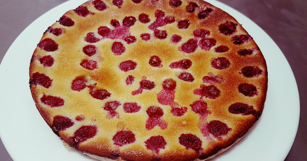 Raspberry Clafoutis 🍰
