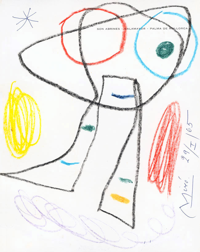 DRAWING AT DUKE: Joan Miro