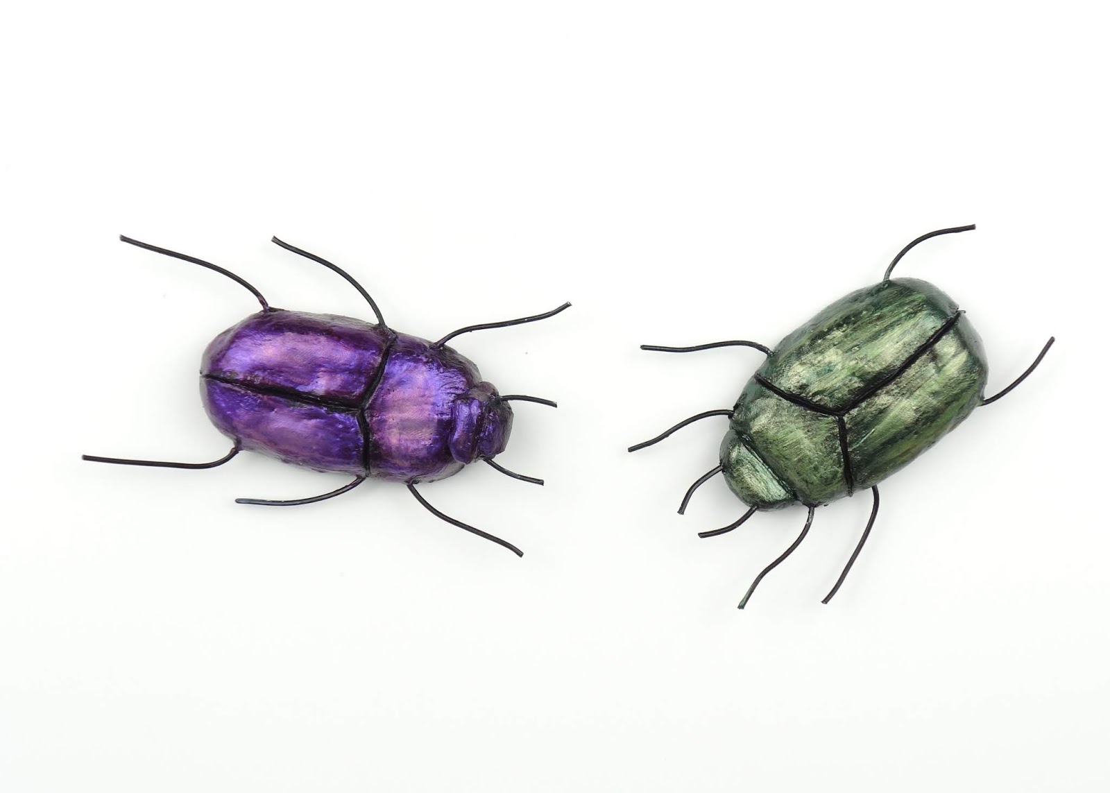 Always Arty: Clay Beetle Magnets