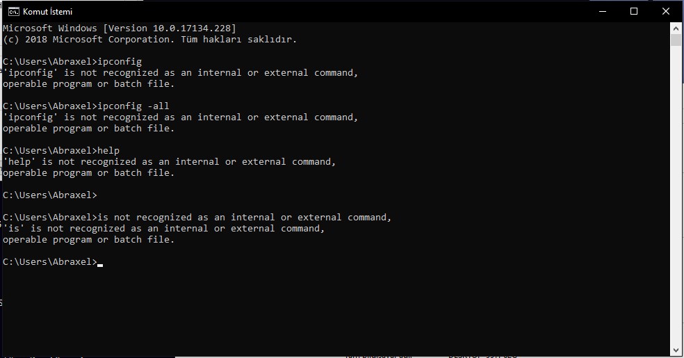 Cmd Not Recognized As Internal Or External Command Hatası çözümü How To Fix