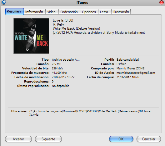 R. Kelly - Write Me Back (Deluxe Version) [iTunes Plus AAC M4A] - PSXDB ...