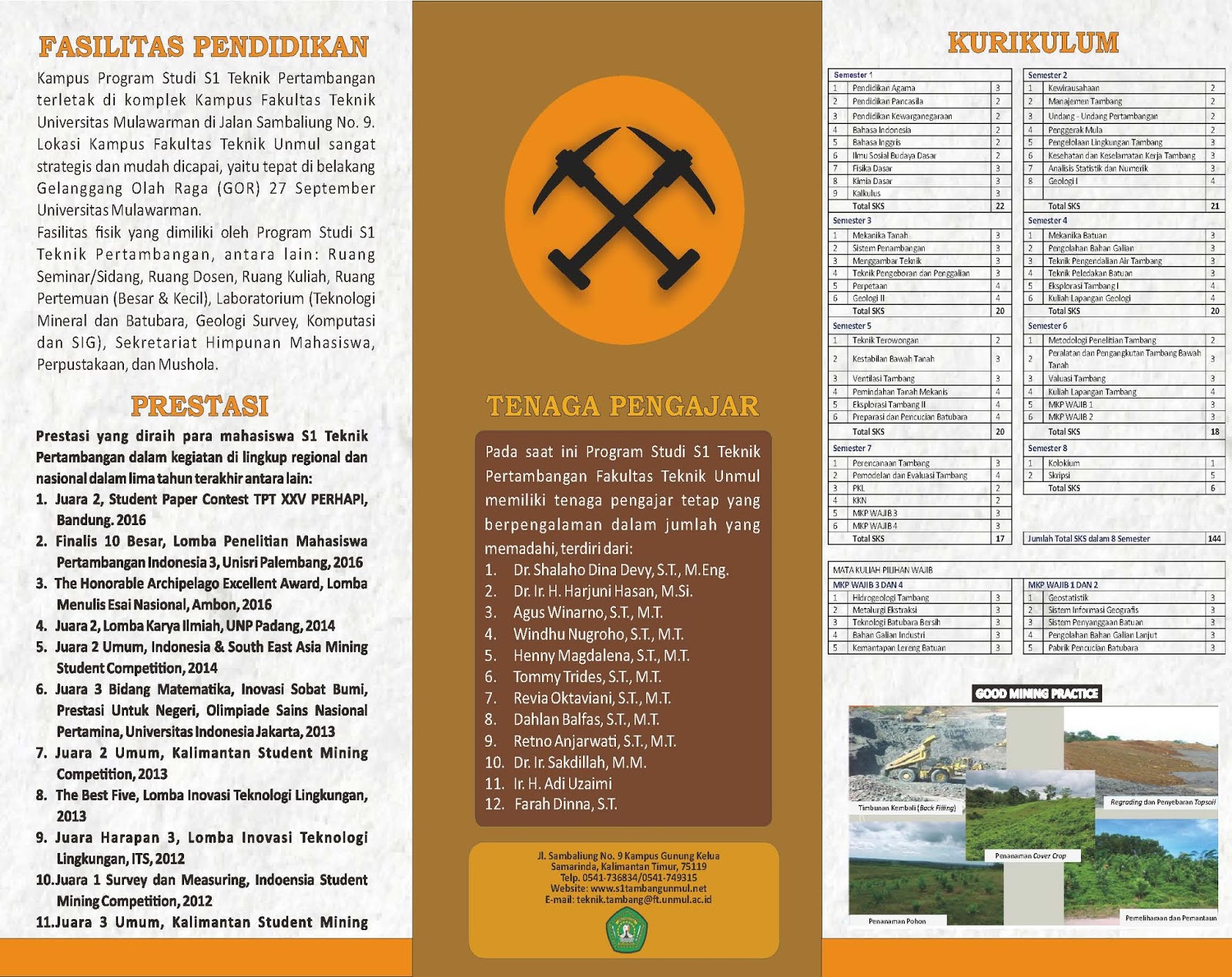 Leaflet Program Studi S1 Teknik Pertambangan - S1 Teknik Pertambangan ...