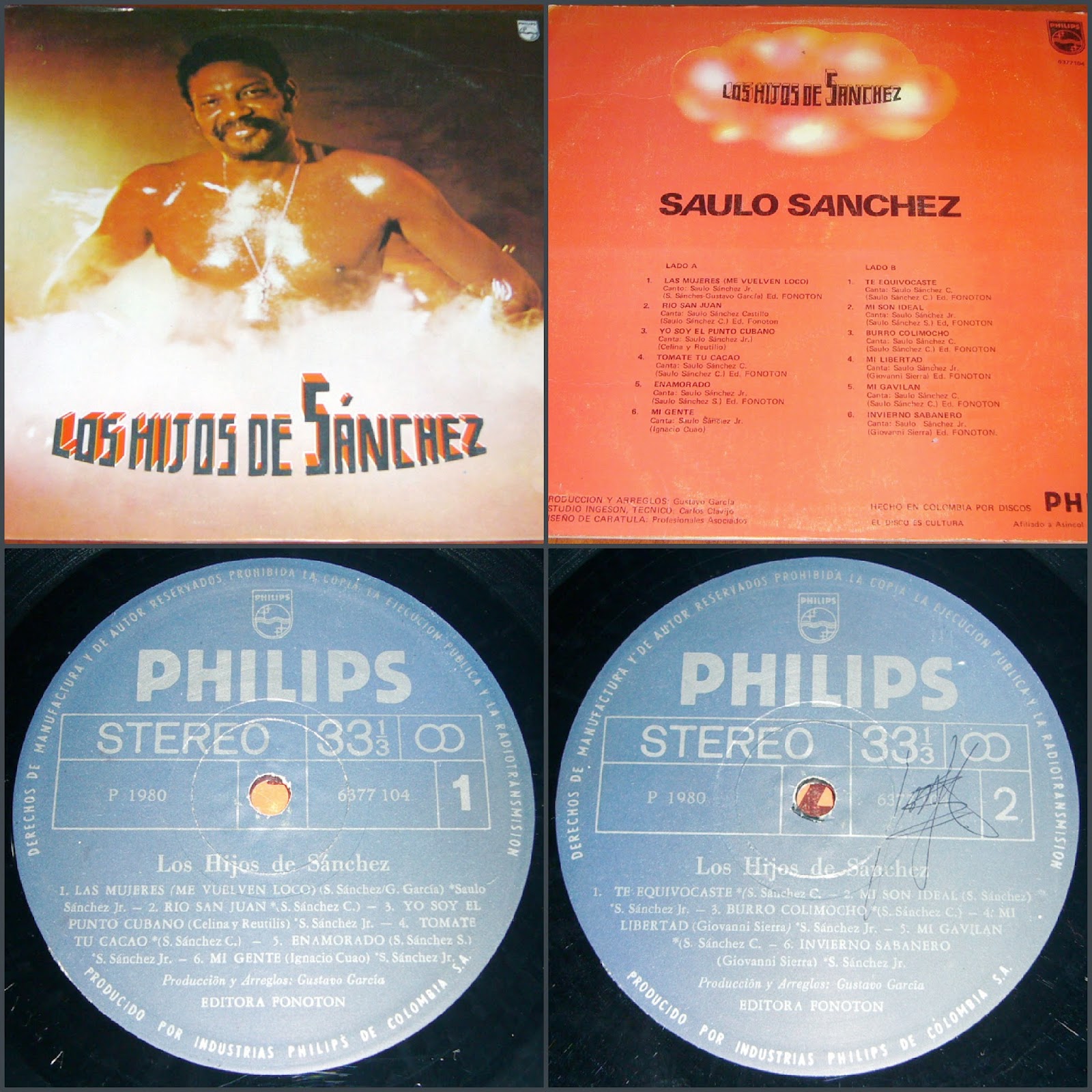 Mosaico Salsero: 1980. Saulo Sánchez - Los Hijos De Sánchez