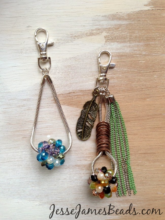 Jesse James Beads: How to Make a Beaded Key Chain
