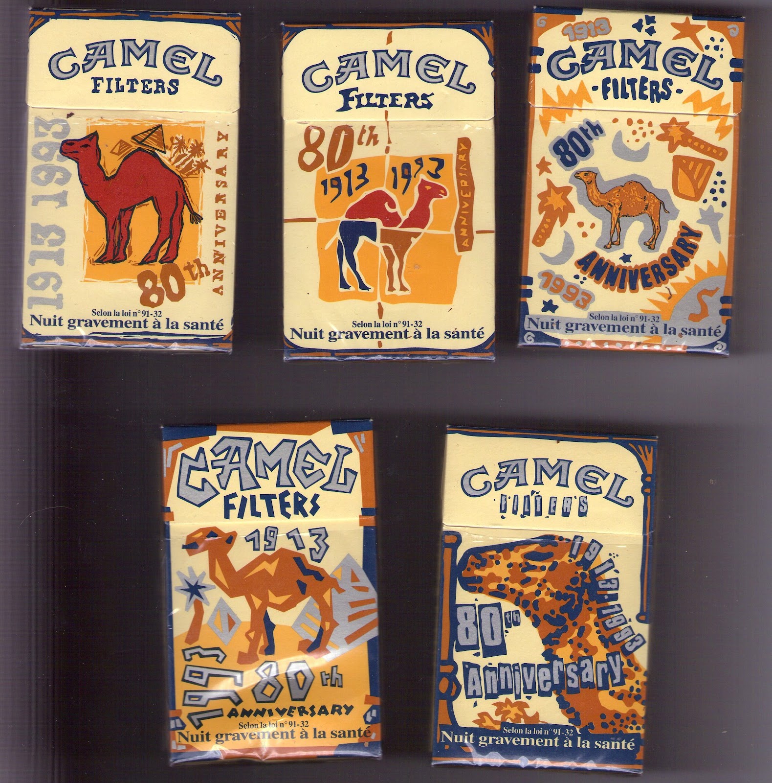 Ma Collection de paquets de cigarettes: CAMEL