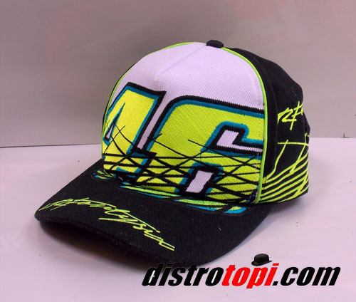 BANYAK MACAM KAOS MOTOGP: TOPI MOTOGP - ROSSI 46 BW02