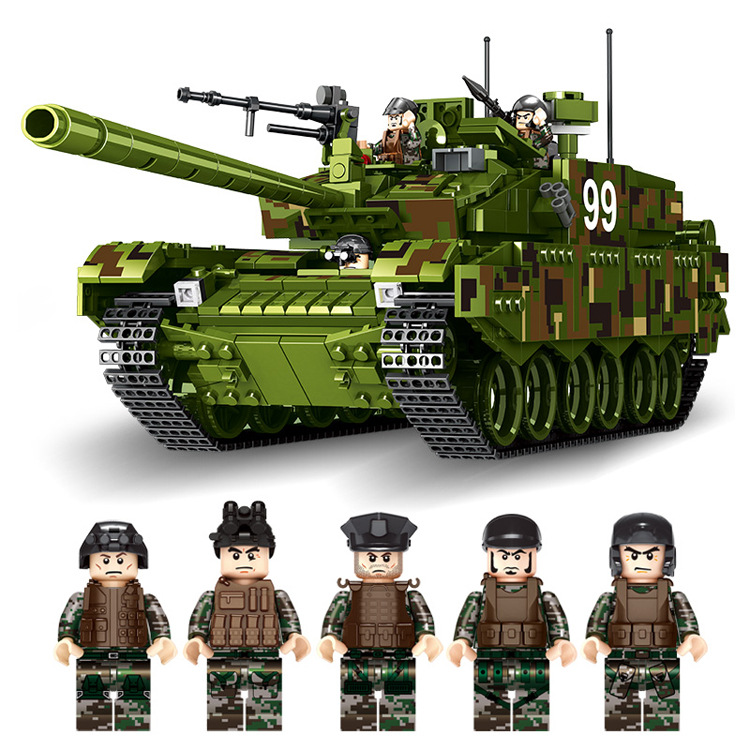 Panlos 632002, 632003, 632005: Three Military Tank Variants Builds Preview