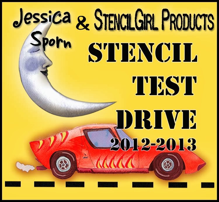 Happy Reminders: Frame It Up Stencil Test Drive