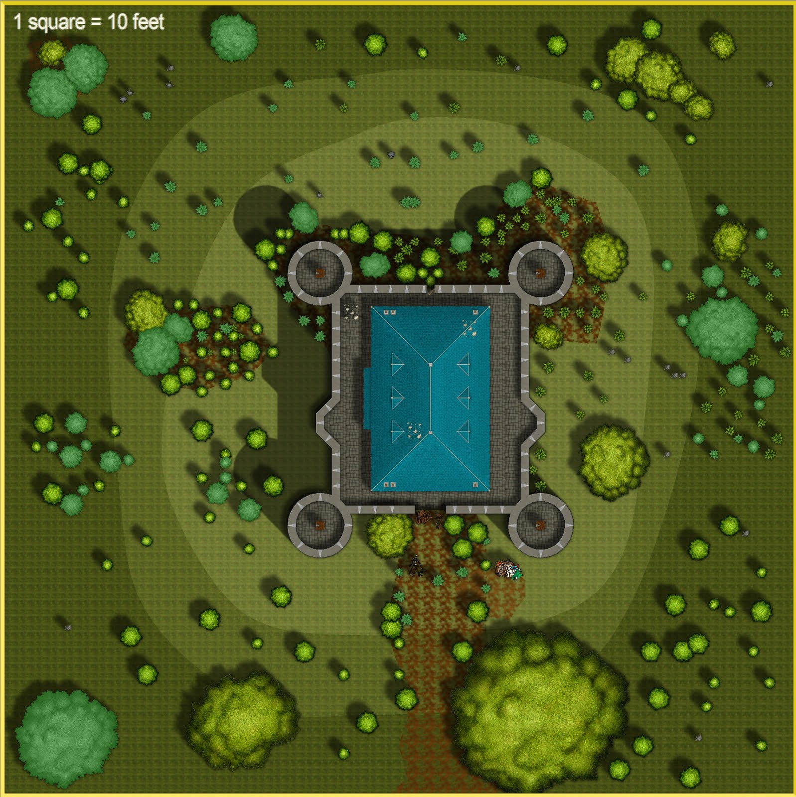 The Ooh Shiny Complex: Castle Caldwell - a couple of CC3 images