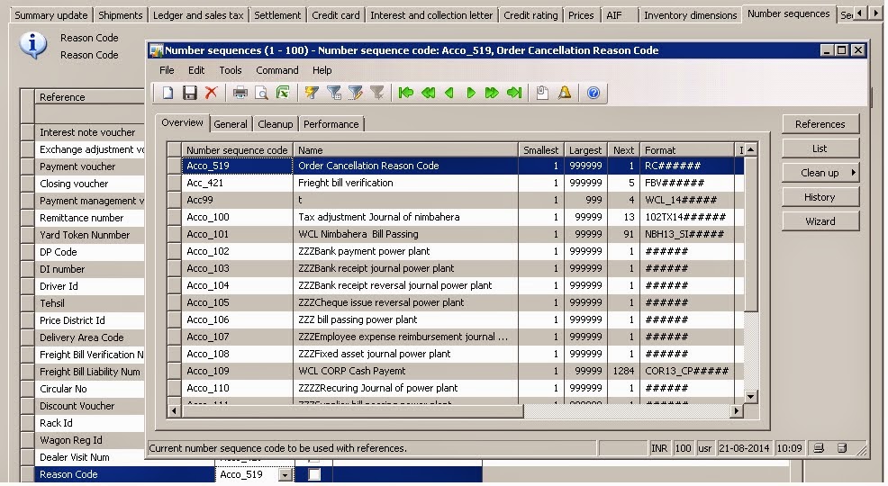 Fun With Dynamics Axapta How To Create New Number Sequence In Ax 2009