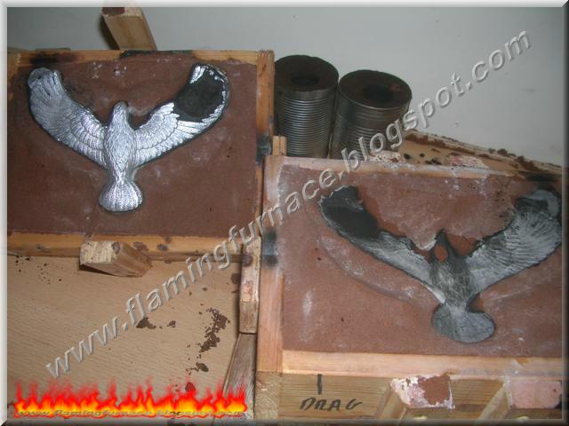 Aluminum eagle sand casting ~ Metal casting projects