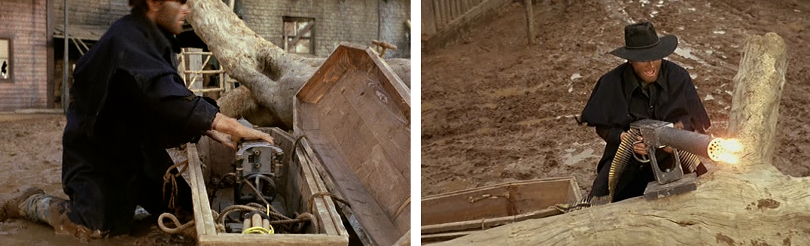 Mitrailleuse Machine Gun Scene